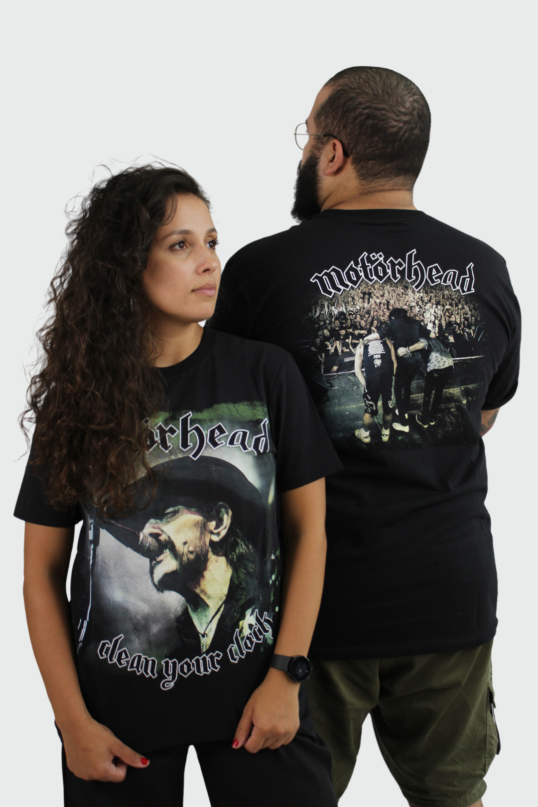 Camiseta Manga Curta Motörhead Lemmy Clock – Consulado do Rock - Lojista